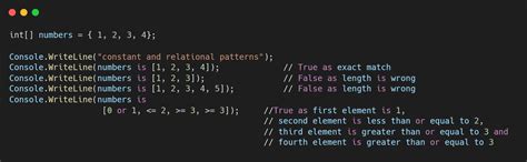 C 11 List Pattern Examples