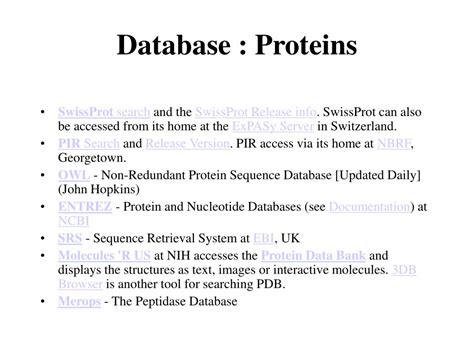 Ppt Sequence Databases Powerpoint Presentation Free Download Id 757811
