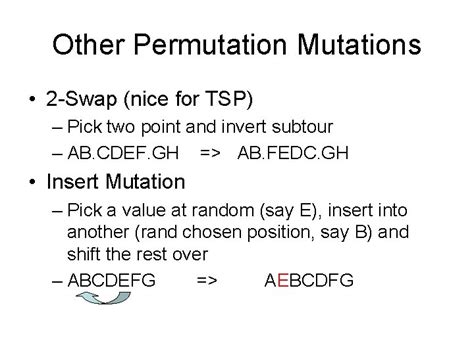 Genetic Algorithms Permutation Crossovers A Technique For Those