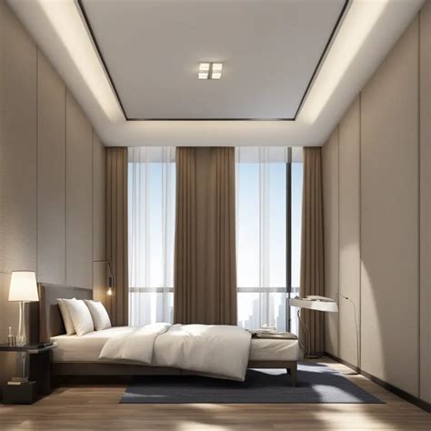 现代风格卧室xl Lora Lora 。 Liblibai