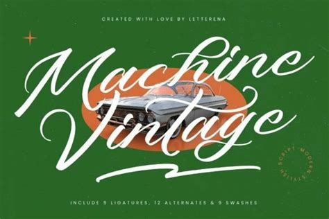 Machine Vintage Font Free Font