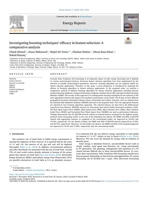 pdf investigating boosting techniques efficacy in feature selection