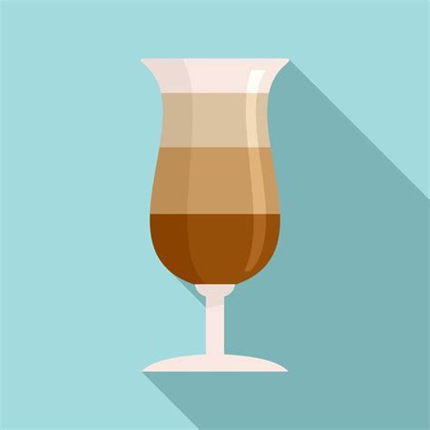 Premium Vector Chocolate Cocktail Icon Flat Illustration Of Chocolate