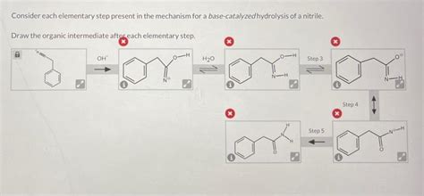 Solved Consider Each Elementary Step Present In The
