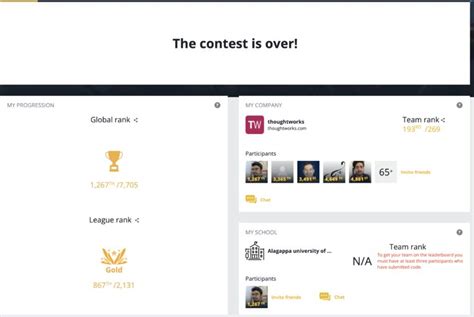 Durga Prasad Dasari On Linkedin Coding Thoughtworks Codingame