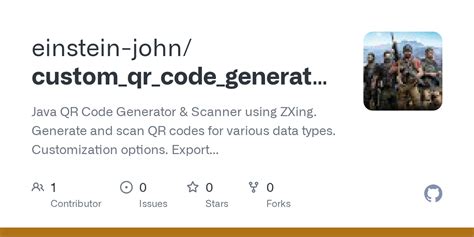 github einstein john custom qr code generator java qr code generator
