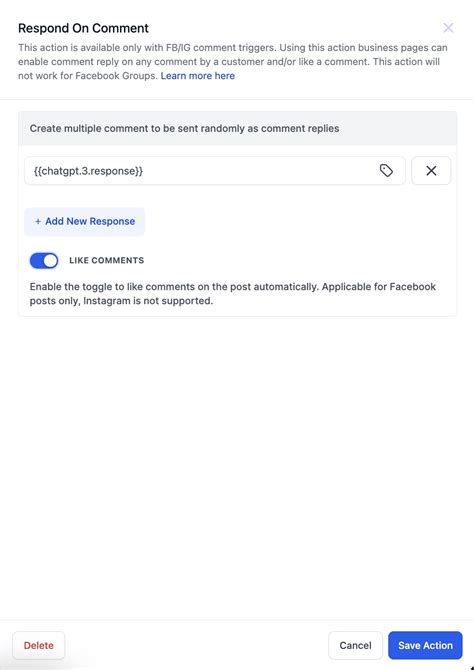 Facebook Comments Workflow Ai Venderflow Knowledgebase