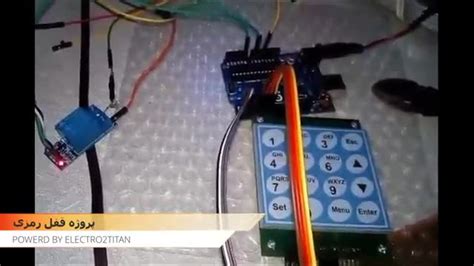 راه اندازی کیپد و ساخت قفل رمزی با Arduino نماشا