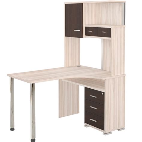 Письменный стол с надстройкой и шкафчиками или полками Милан 1 Венеция 320 фото изделий