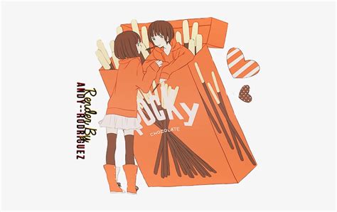 Anime Couple Pocky Sticks