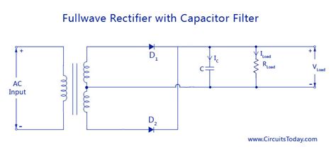 Electronics Ps Diagrams Of Rectifier Filter Combination