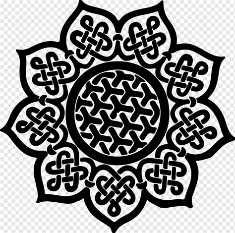 시각 디자인 요소 및 원리 그래픽 디자인 셀틱 매듭 불교 패턴 원본 심벌 마크 단색화 Png Pngwing