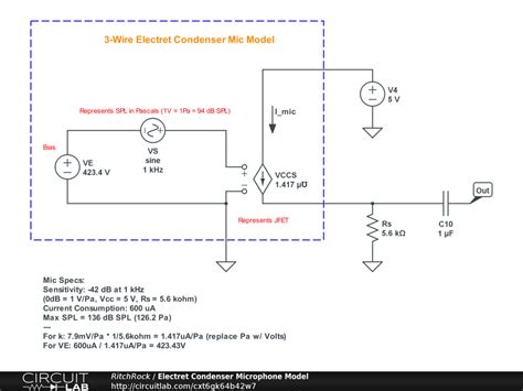 Microphone Schematic Wiring Diagram