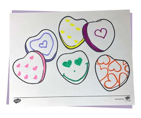 Candy Heart Activities Twinkl