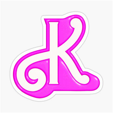 Barbie Movie Ken K Icon Sticker For Sale By Limetwigs Redbubble