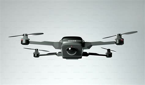 Front On View Of A Flying Consumer Drone Quadcopter 3d Illustration Photo Helicopter Image