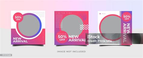 할인 프로모션 판매 및 특별 제공을위한 현대 패션 소셜 미디어 팩 템플릿 모바일 앱용 기하학적 추상적 패턴 프레임 프레임 정사각형 웹 배너 및 배경 레이아웃 개성 개념에