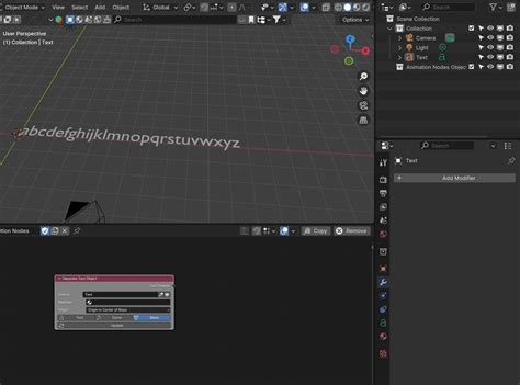 Simple Way To Separate Text In Blender Blender Stack Exchange