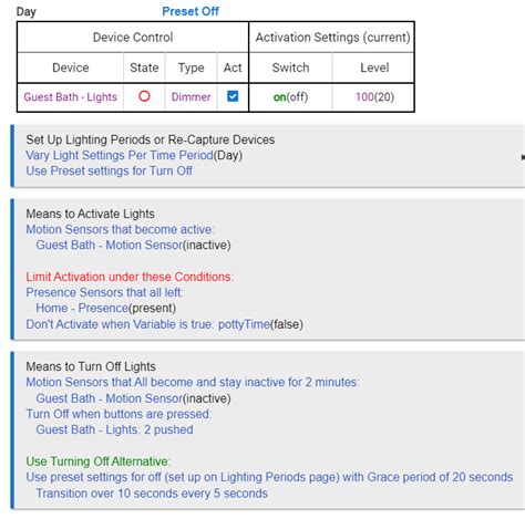 Grace Period Prevents Lights From Being Turned Off Manually Room Lighting Hubitat