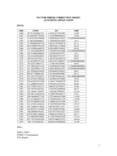 Vector Error Correction Model An Eviews Vector Error Correction Model An Eviews Pdf Pdf Pro