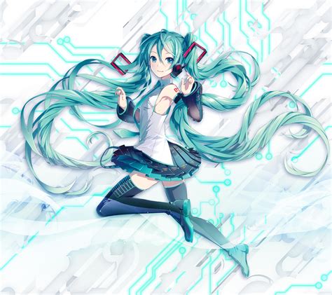Hatsune Miku And Hatsune Miku Vocaloid Drawn By Ixima Danbooru