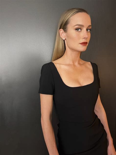 Brie Larson Black Dress Rider8344