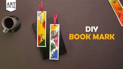 Craft Your Own Book Marks Colorful Paper Art DIY Flower Bookmarks VENTUNOART YouTube