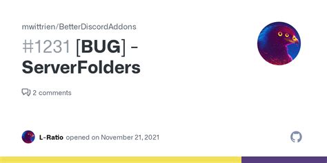 Bug Serverfolders · Issue 1231 · Mwittrienbetterdiscordaddons · Github
