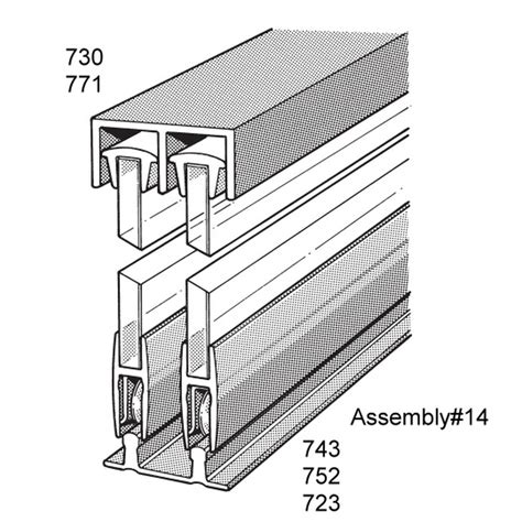 Engineered Products Epco 14 A 6 72in Aluminum Sliding Glass Door