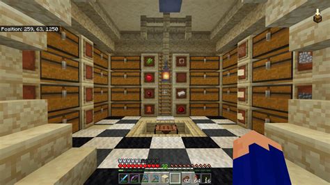 My Simple Storage Room Feel Free To Share Yours R Minecraft