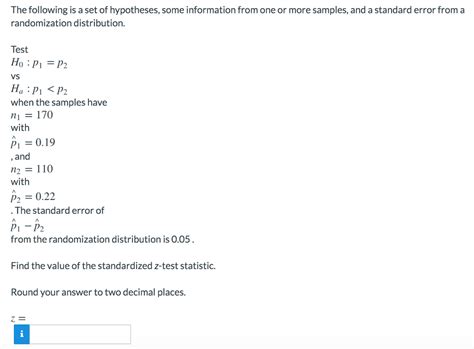Solved The Following Is A Set Of Hypotheses Some