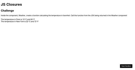 Js Closures Forked Codesandbox