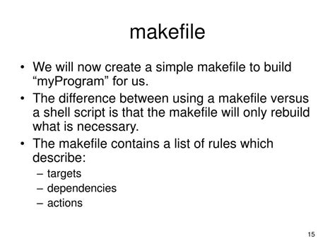 Ppt Itec400 Make Utility And Unix Files Part 2 Powerpoint