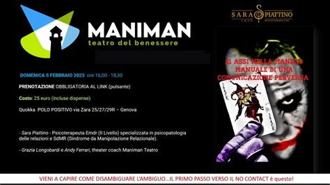 21 Assi Nella Manica Del Joker Sara Piattino Eventi