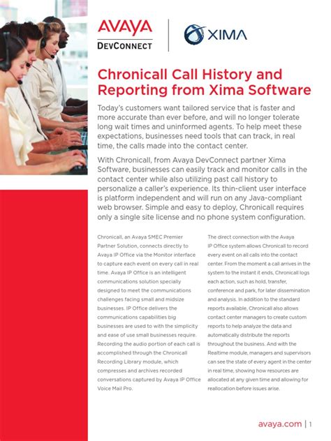 Xima Software Chronicall Gcc4853dev Pdf Microsoft Windows Call Centre