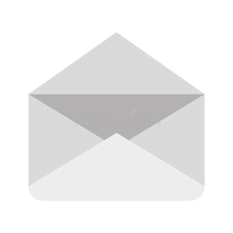 Open Envelope With Message Coming Out Icon Stock Illustration