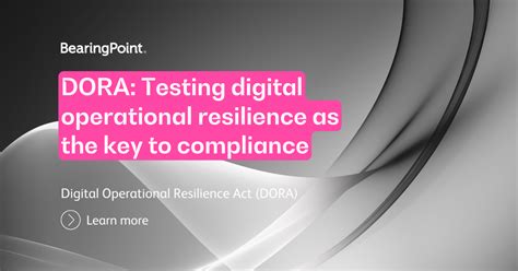 Dora Testing Digital Resilience The Key To Compliance It Security
