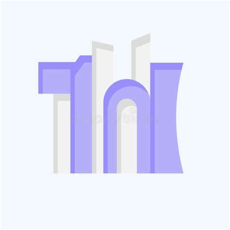 Icon Doha Related To Qatar Symbol Flat Style Stock Illustration Illustration Of Group