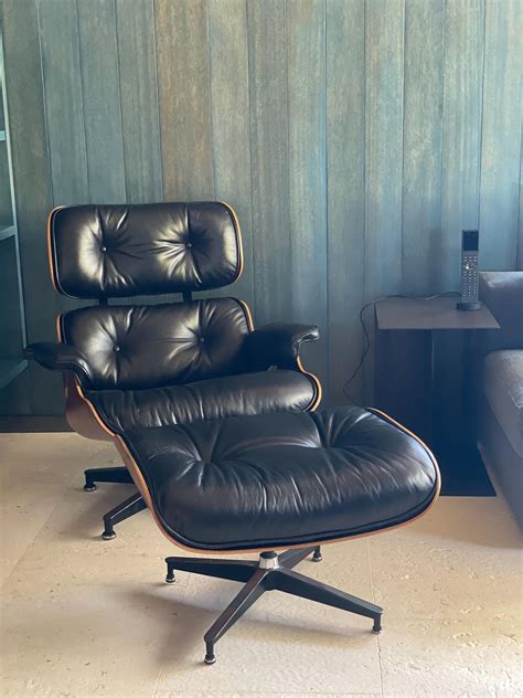 Full Replacement Of Eames Lounge Chair Cushions Including Arms Etsy