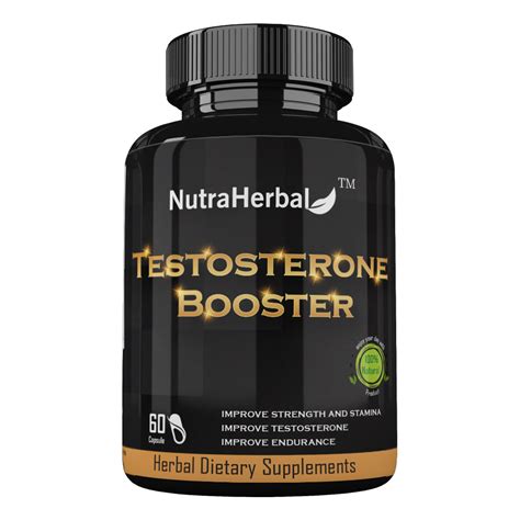 Testosterone Booster Sexual Health Supplement 60 Capsule Herbal