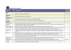 PRISMA Checklist For Integrative Review
