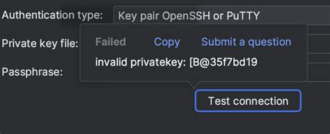 Ssh Invalid Private Key · Issue 6 · Mbtspdatabae Tool · Github