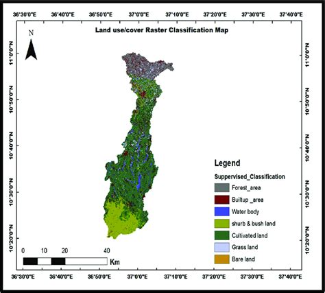 Raster Map Of Land Useland Cover Layer Download Scientific Diagram