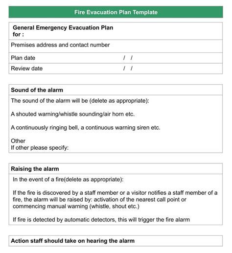 26 Free Printable Fire Evacuation Checklist Templates Sample Pdf Ms