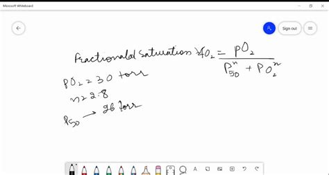 Solved Calculate The Fractional Saturation Of Hemoglobin At Po2 30