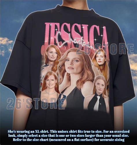 Jessica Chastain Shirt Jessica Chastain Comfort Colors Shirt Jessica