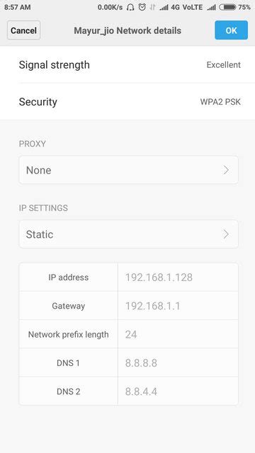 Wi Fi Cant Set Static Ip For Wifi Correctly In Android Device