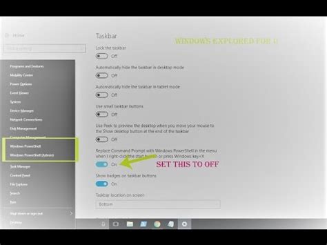 Logeshwaran Org Windows 10 Creators Update How To Replace Powershell