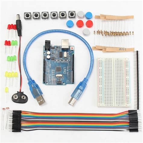 Jual Unik Basic Starter Kit Arduino Uno R3 Compatible Paket Minimalis Diskon Shopee Indonesia