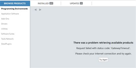 Solved Internalservererror In The Ni Package Manager Ni Community